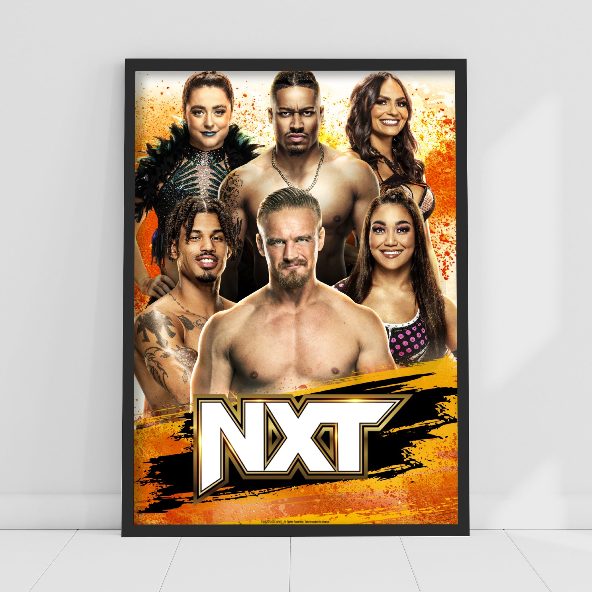 WWE NXT Weekly Programming Print Poster – wrestlingshop.com