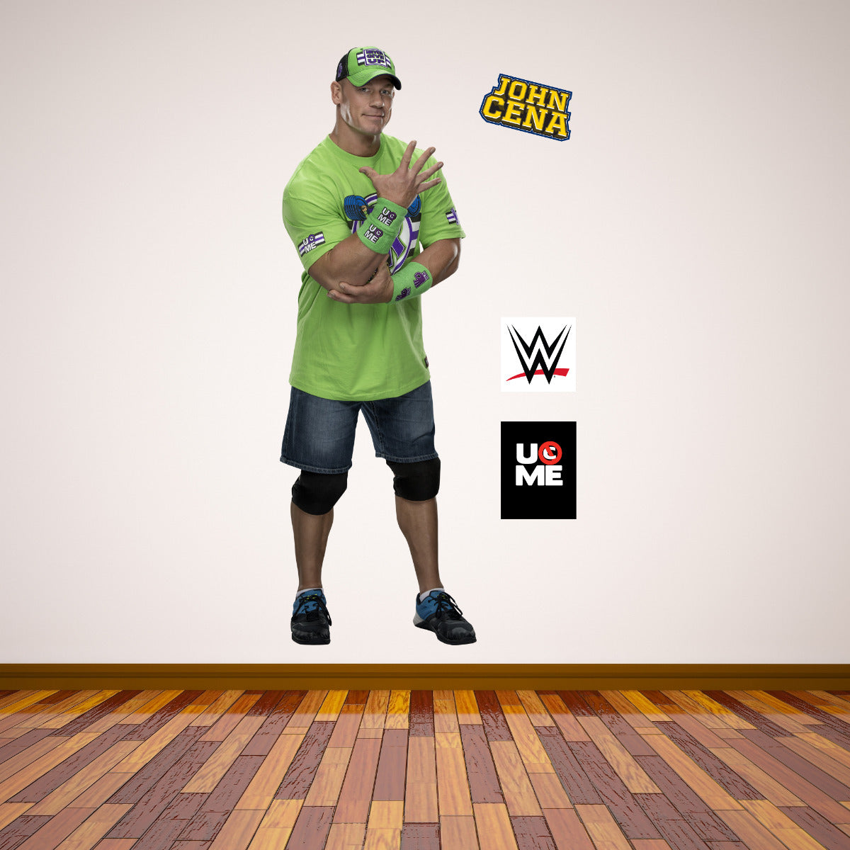 John Cena WWE Decal 2 + Bonus Wall Sticker Set – wrestlingshop.com