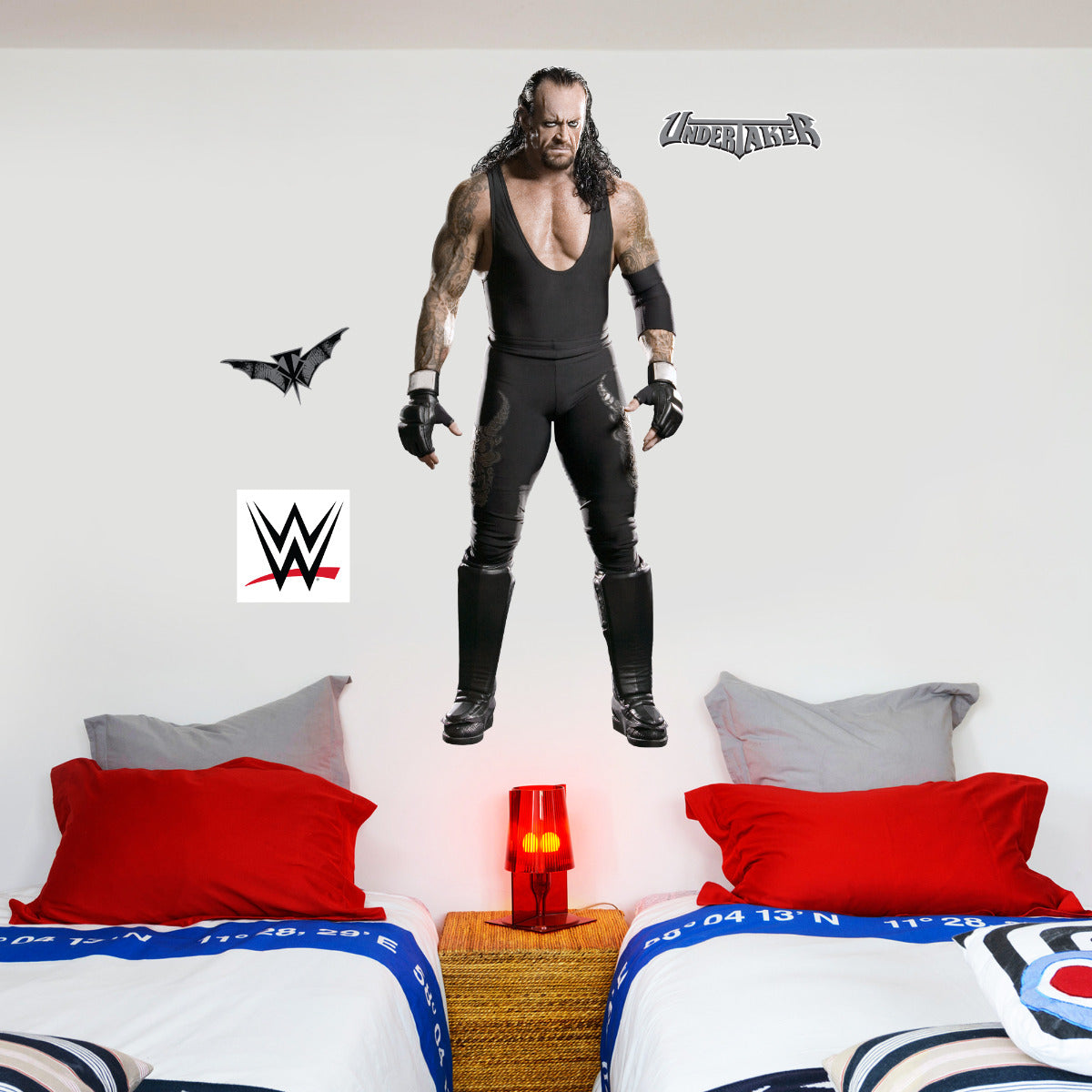 Undertaker WWE Decal 1 + Bonus Wall Sticker Set – wrestlingshop.com