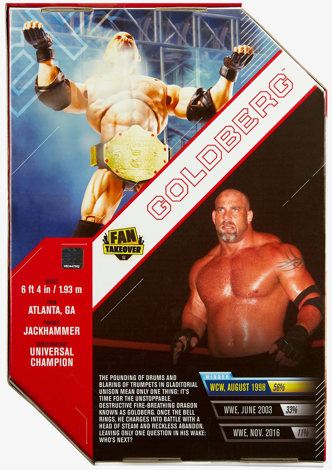 Goldberg WWE Ultimate Edition Fan Takeover Series – wrestlingshop.com