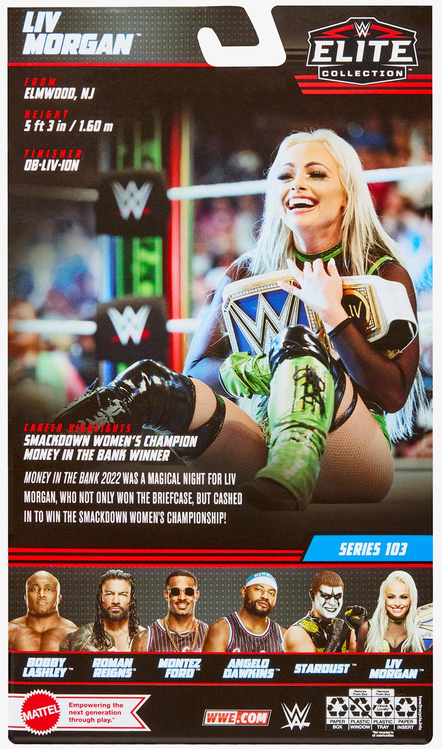 Liv Morgan Wwe Elite Collection Series 103 Action Figure