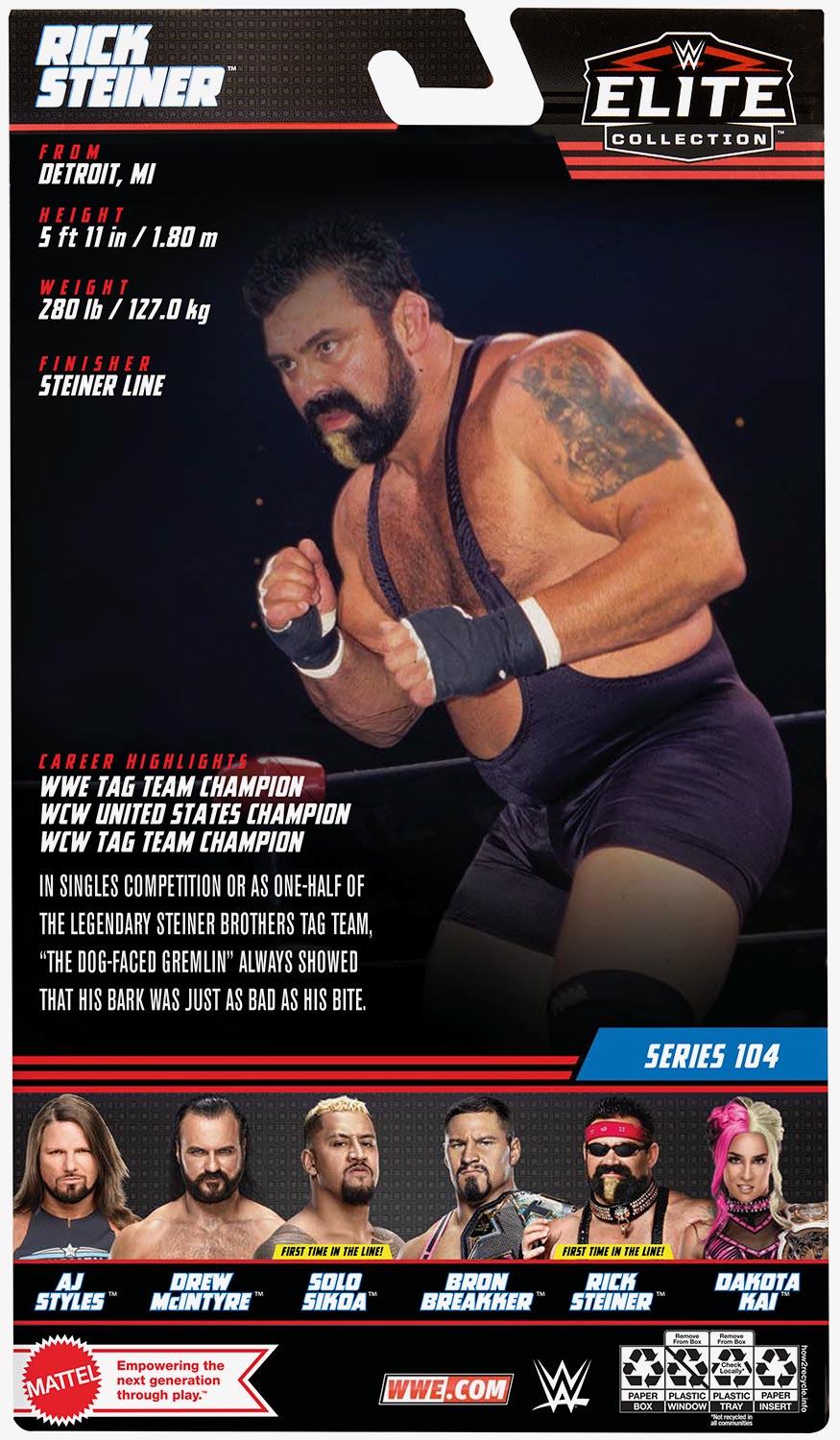 Rick Steiner WWE Elite Collection Series #104 Action Figure ...