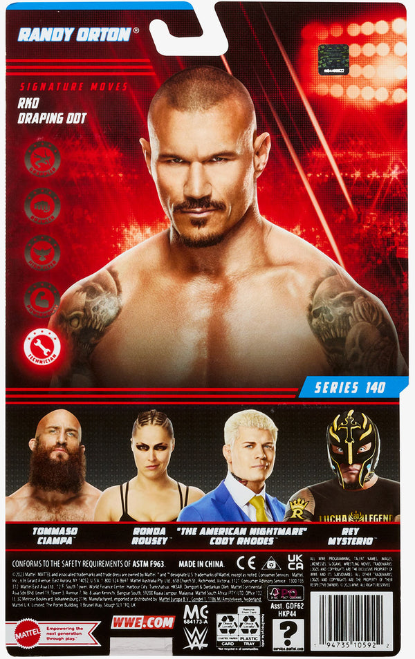 Randy Orton WWE Basic Series #140 Action Figure – wrestlingshop.com