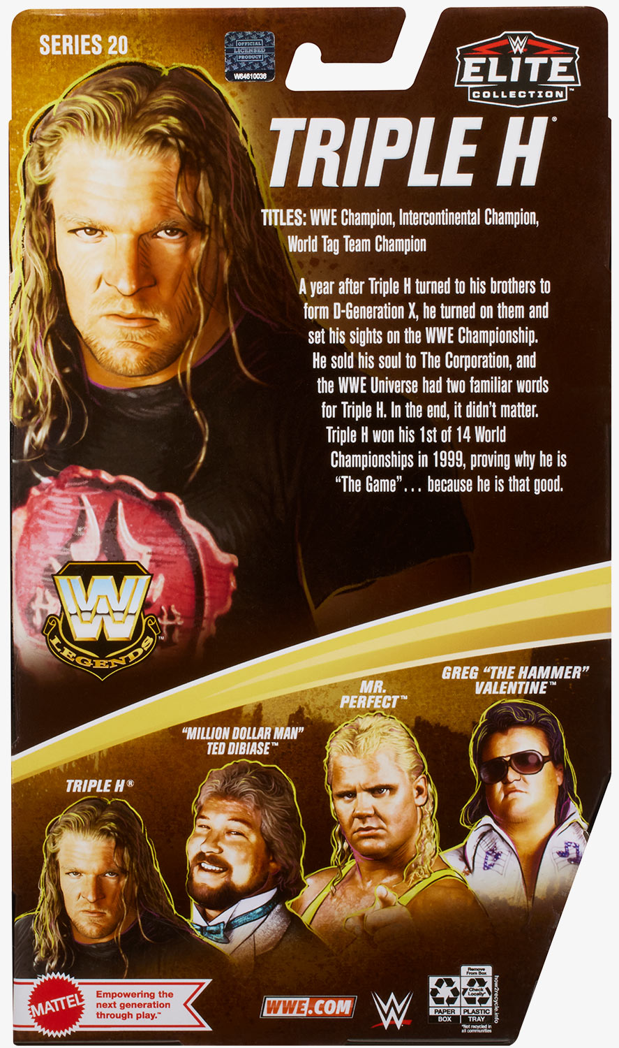 Triple H WWE Legends Series #20 Action Figure – wrestlingshop.com