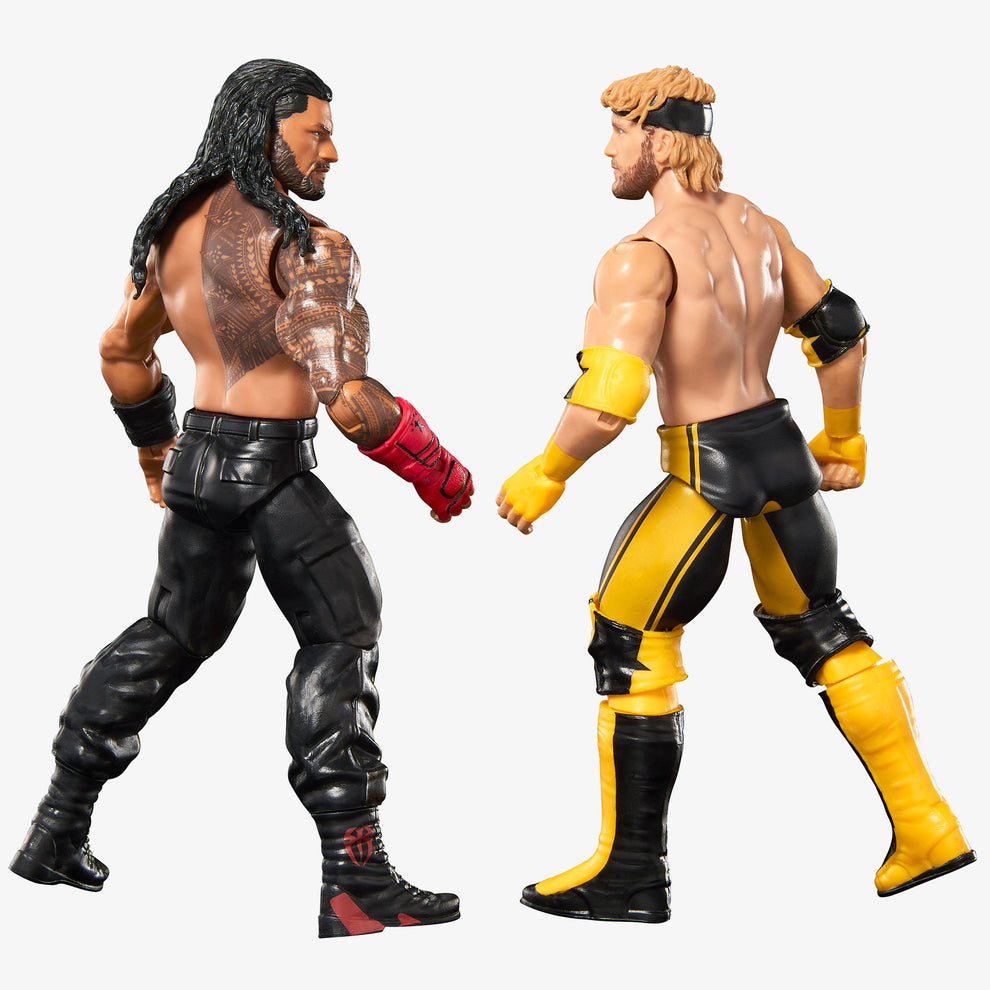 Roman Reigns & Logan Paul WWE Championship Showdown 2-Pack Series #15 Action Figures ...