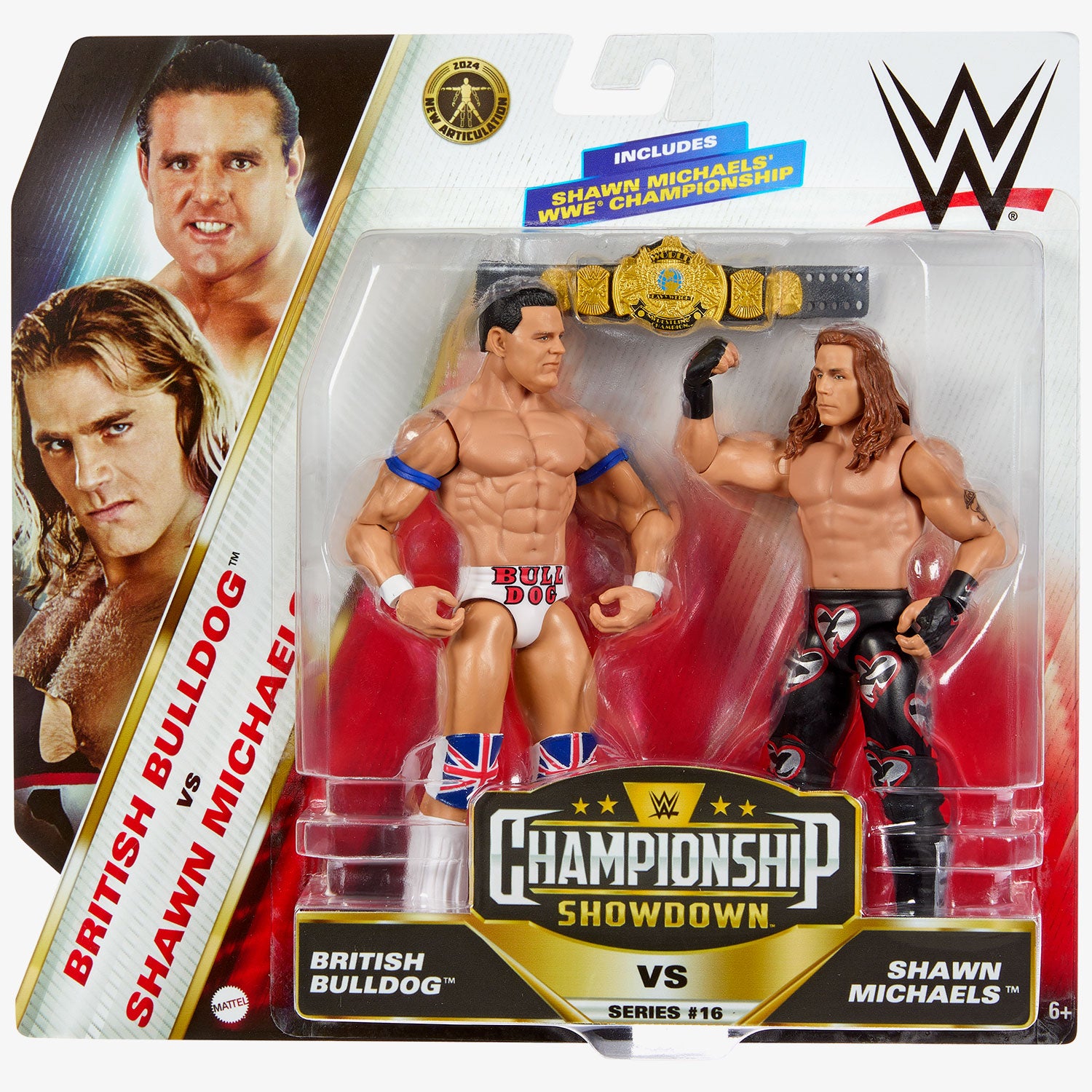 Shawn Michaels & British Bulldog WWE Championship Showdown 2-Pack ...