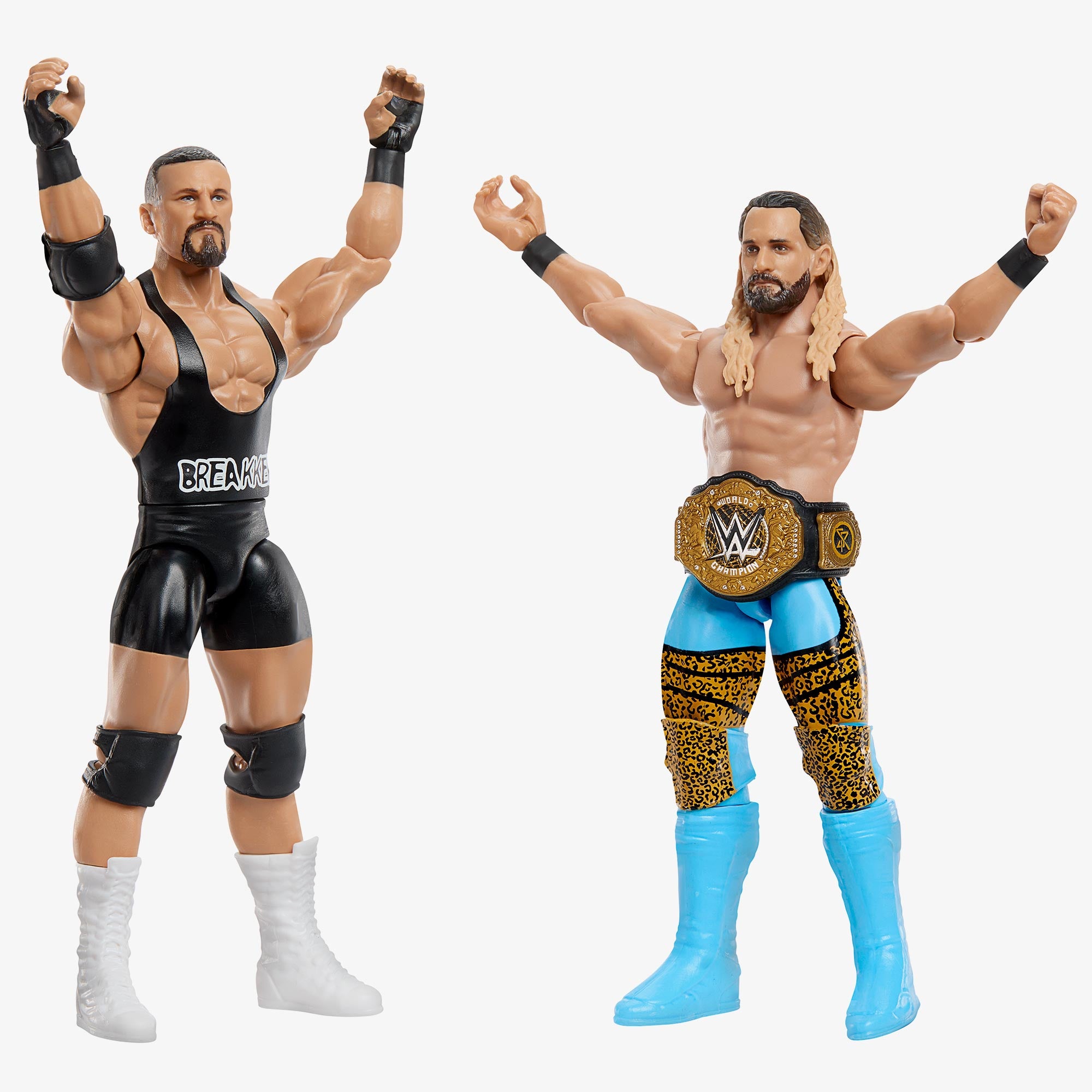 Bron Breaker vs Seth "Freakin" Rollins WWE Main Event Showdown Series #18 Figures ...