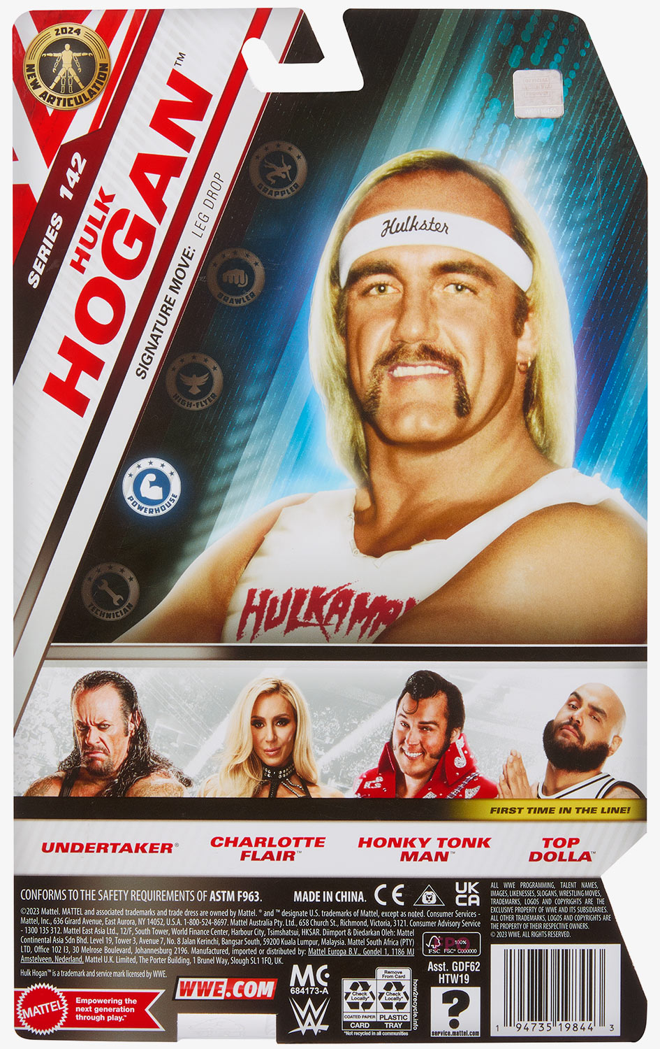 Hulk Hogan WWE Basic Series #142 Action Figure – wrestlingshop.com