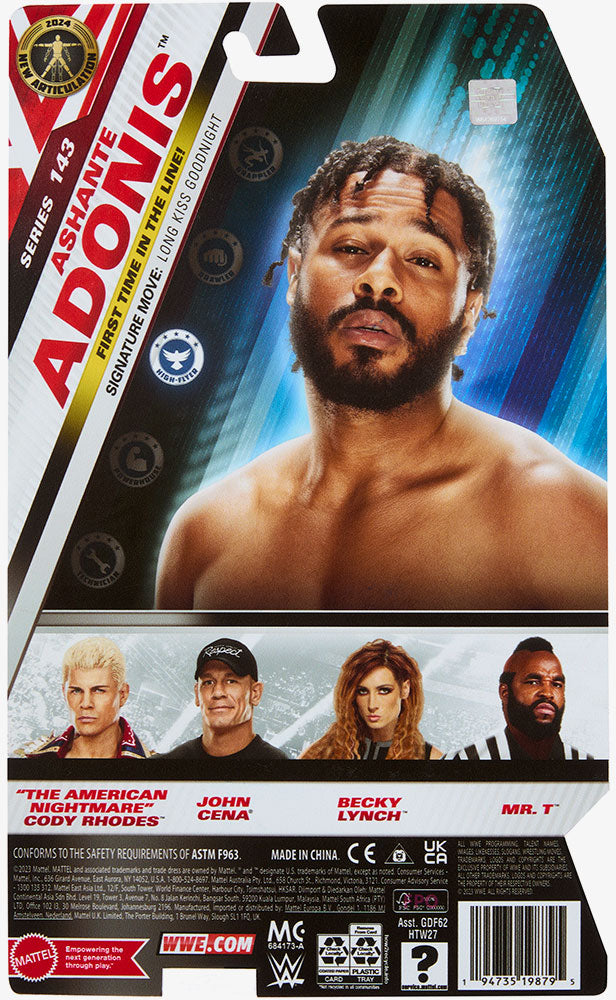 Ashante Adonis WWE Basic Series #143 Action Figure – wrestlingshop.com