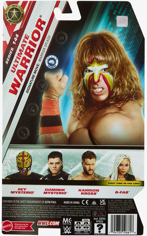 Ultimate Warrior WWE Basic Series #144 Action Figure – wrestlingshop.com