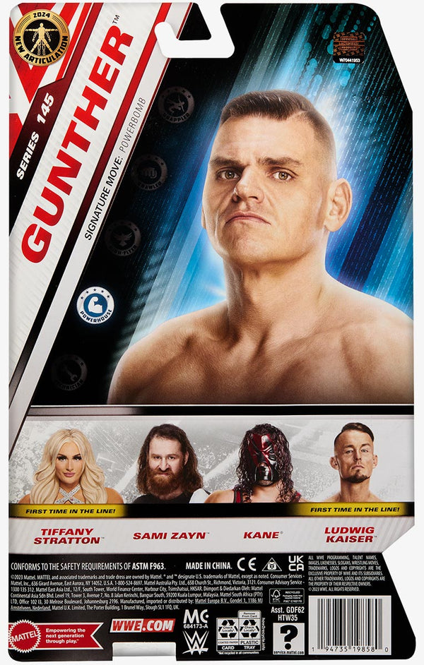 Gunther WWE Basic Series #145 Action Figure – wrestlingshop.com
