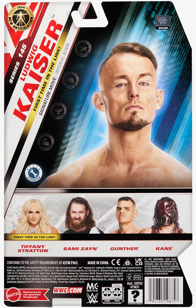 Ludwig Kaiser WWE Basic Series #145 Action Figure – wrestlingshop.com