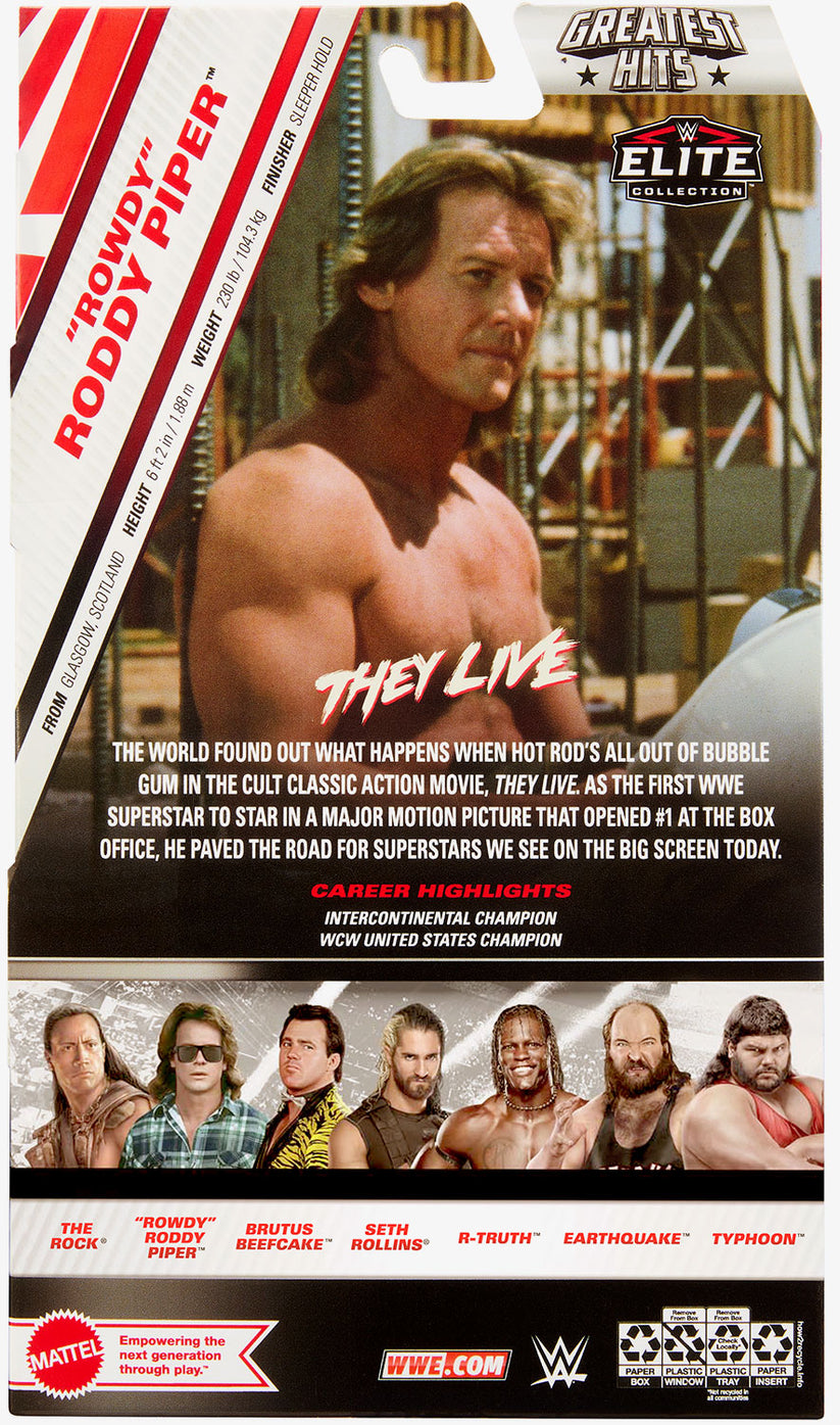Rowdy Rowdy Piper WWE Elite Collection Greatest Hits Series #3 Action ...