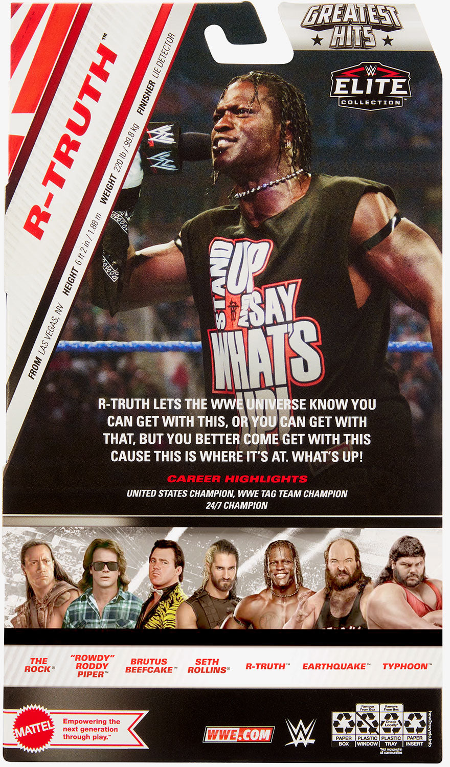 R-Truth WWE Elite Collection Greatest Hits Series #3 Action Figure ...