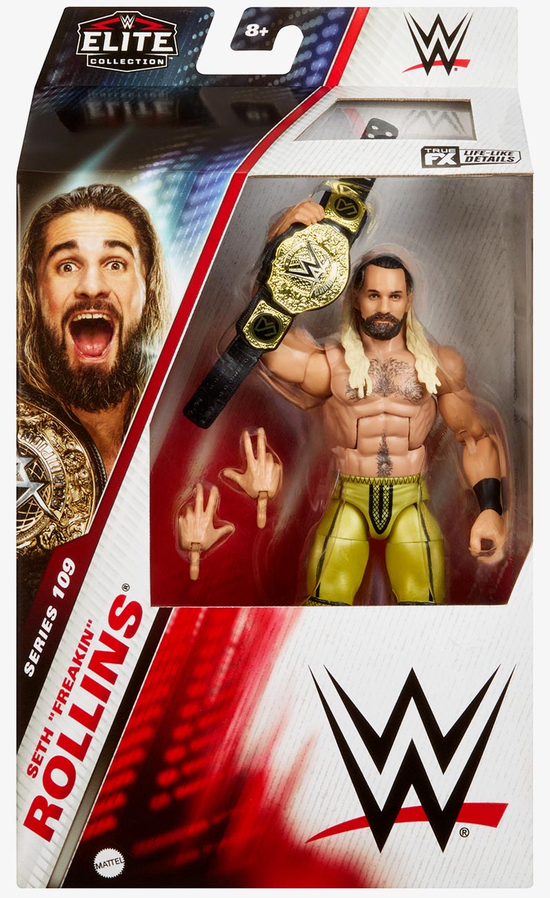 Seth Rollins WWE Elite Collection Series #109 Action Figure – wrestlingshop.com