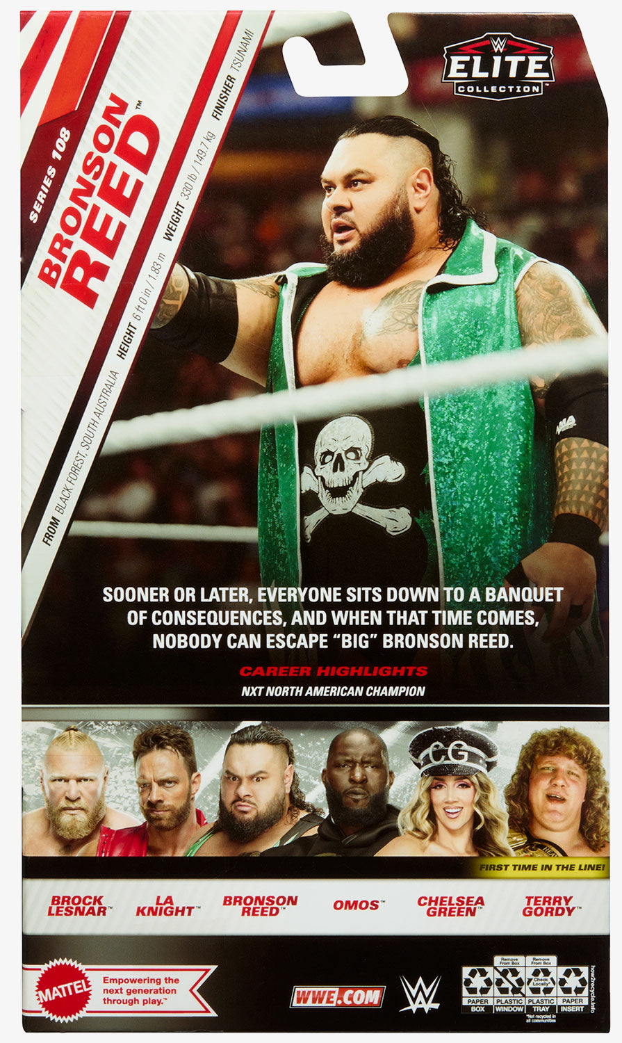 Bronson Reed WWE Elite Collection Series #108 Action Figure ...