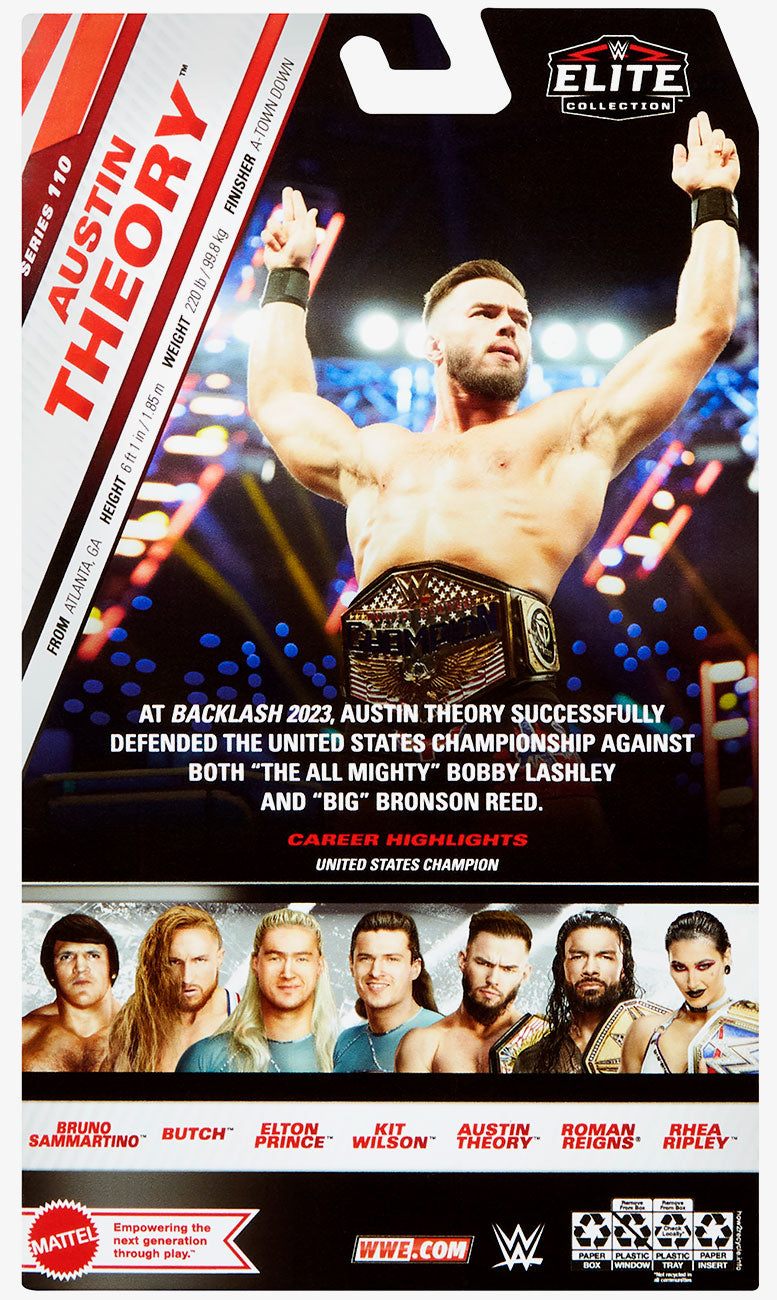 Austin Theory WWE Elite Collection Series #110 – wrestlingshop.com