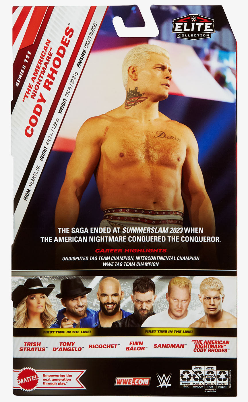 "The American Nightmare" Cody Rhodes WWE Elite Collection Series #111 ...