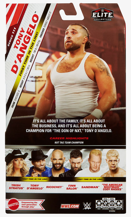 Tony D’Angelo WWE Elite Collection Series #111 Action Figure ...
