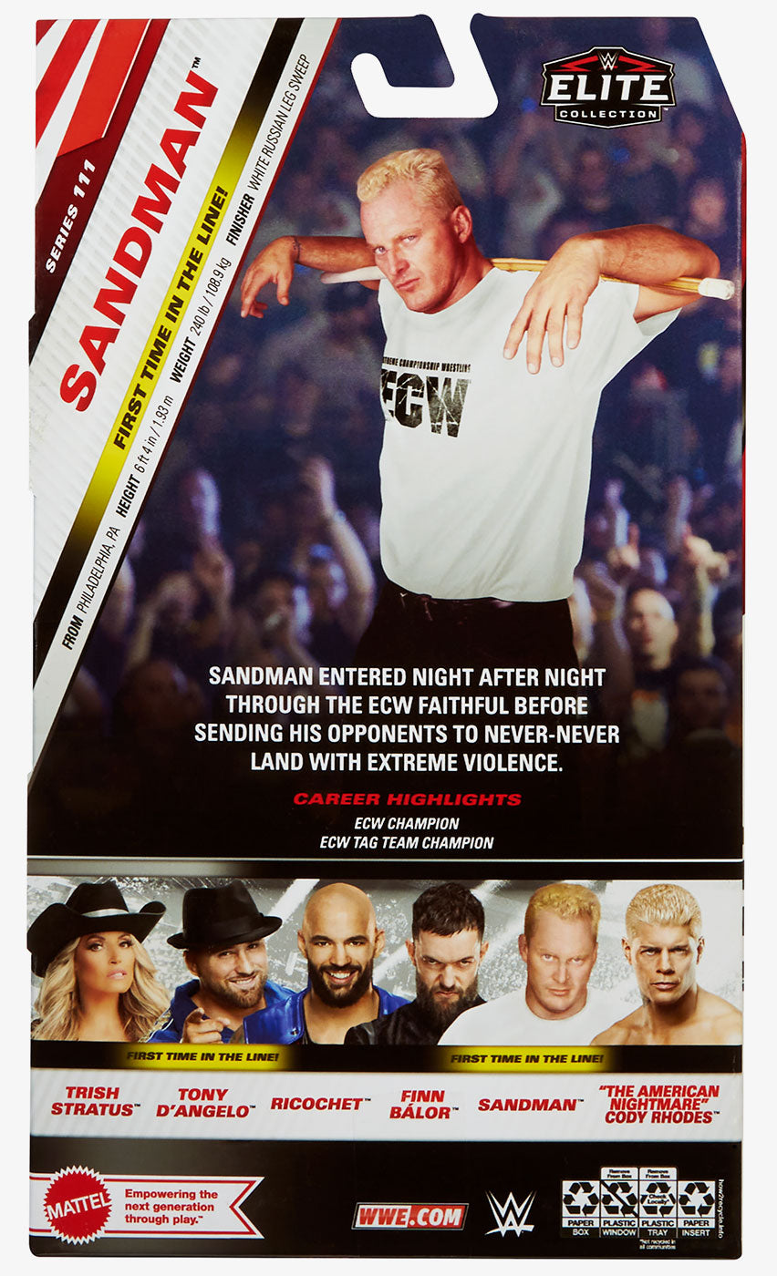 Sandman WWE Elite Collection Series #111 (Chase variant) Action Figure ...