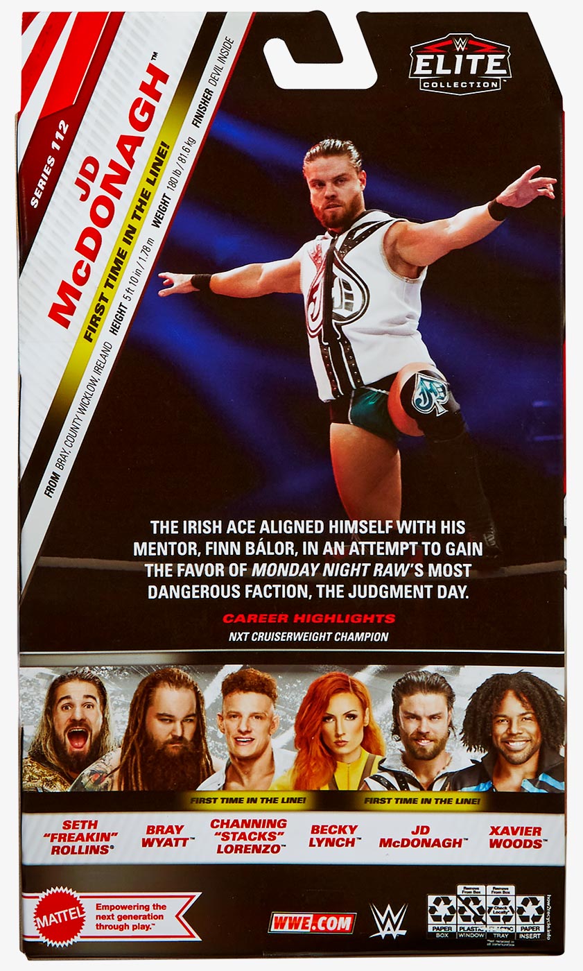 JD McDonagh WWE Elite Collection Series #112 Action Figure ...