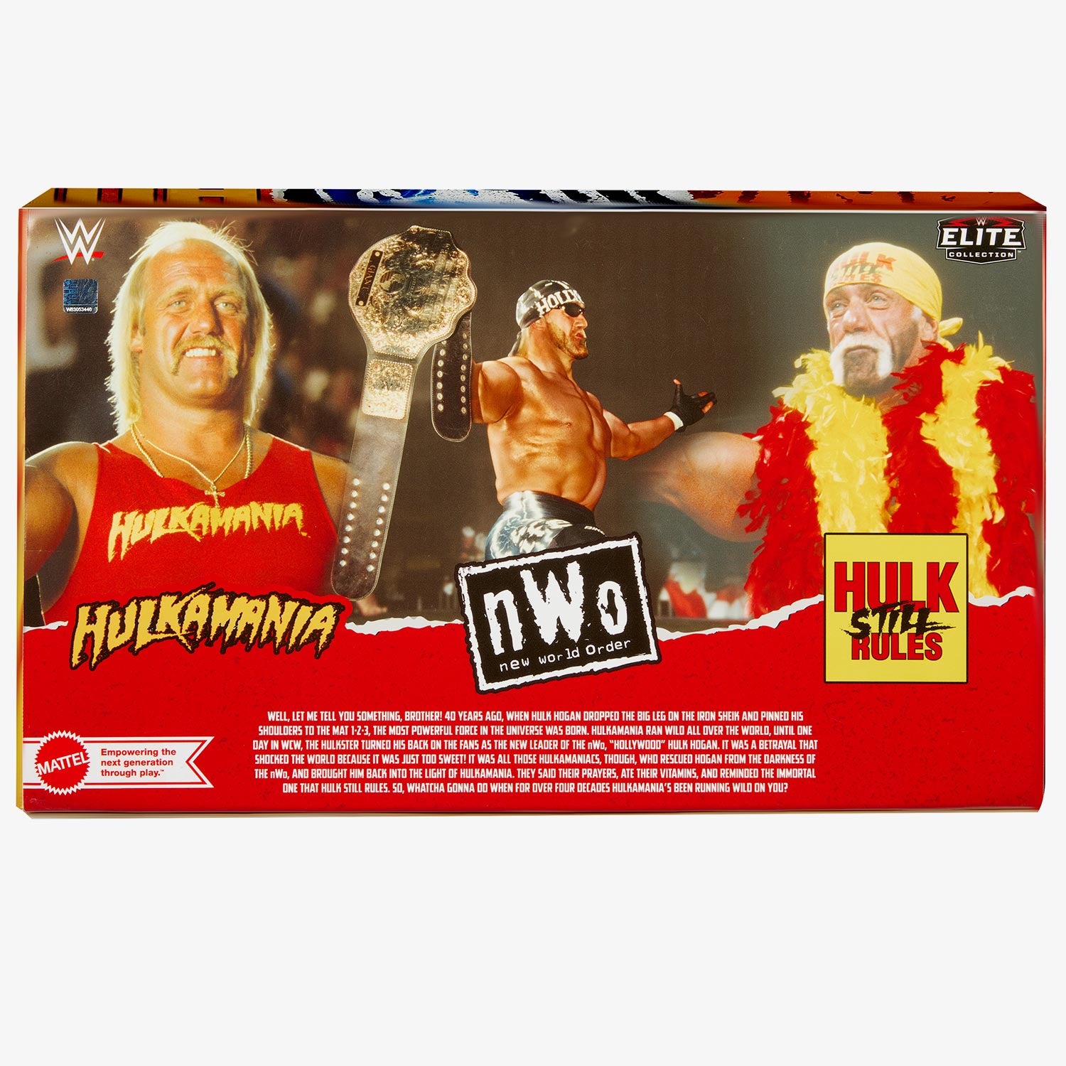 Hulk Hogan 40th Anniversary WWE Elte Collection Action Figure 3 Pack ...