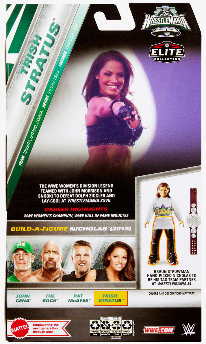 Trish Stratus WWE WrestleMania 40 Elite Collection Series Action Figure ...