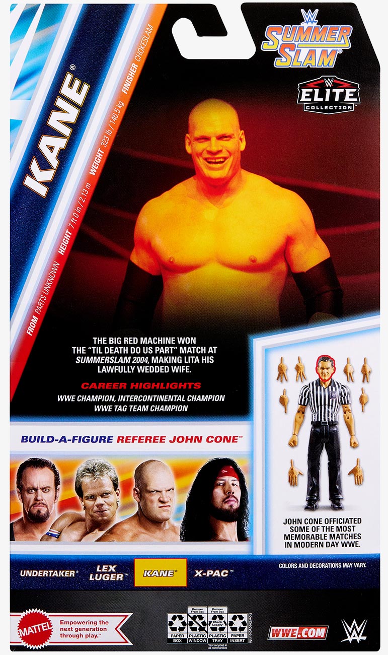 Kane WWE SummerSlam 2024 Elite Collection Series Action Figure ...