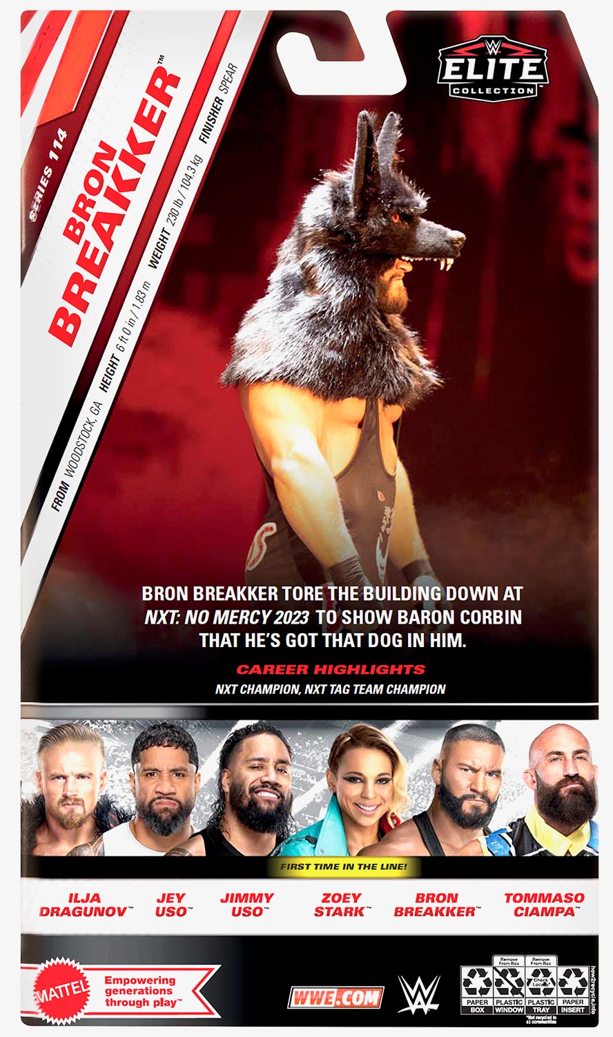 Bron Breakker WWE Elite Collection Series #114 Action Figure ...