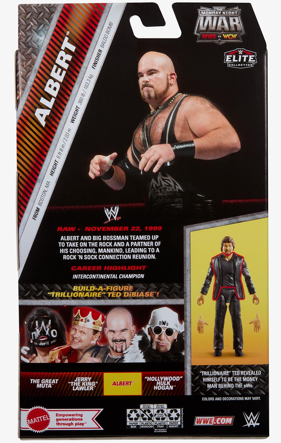 Albert Monday Night Wars WWE Elite Collection Series #7 Action Figure ...
