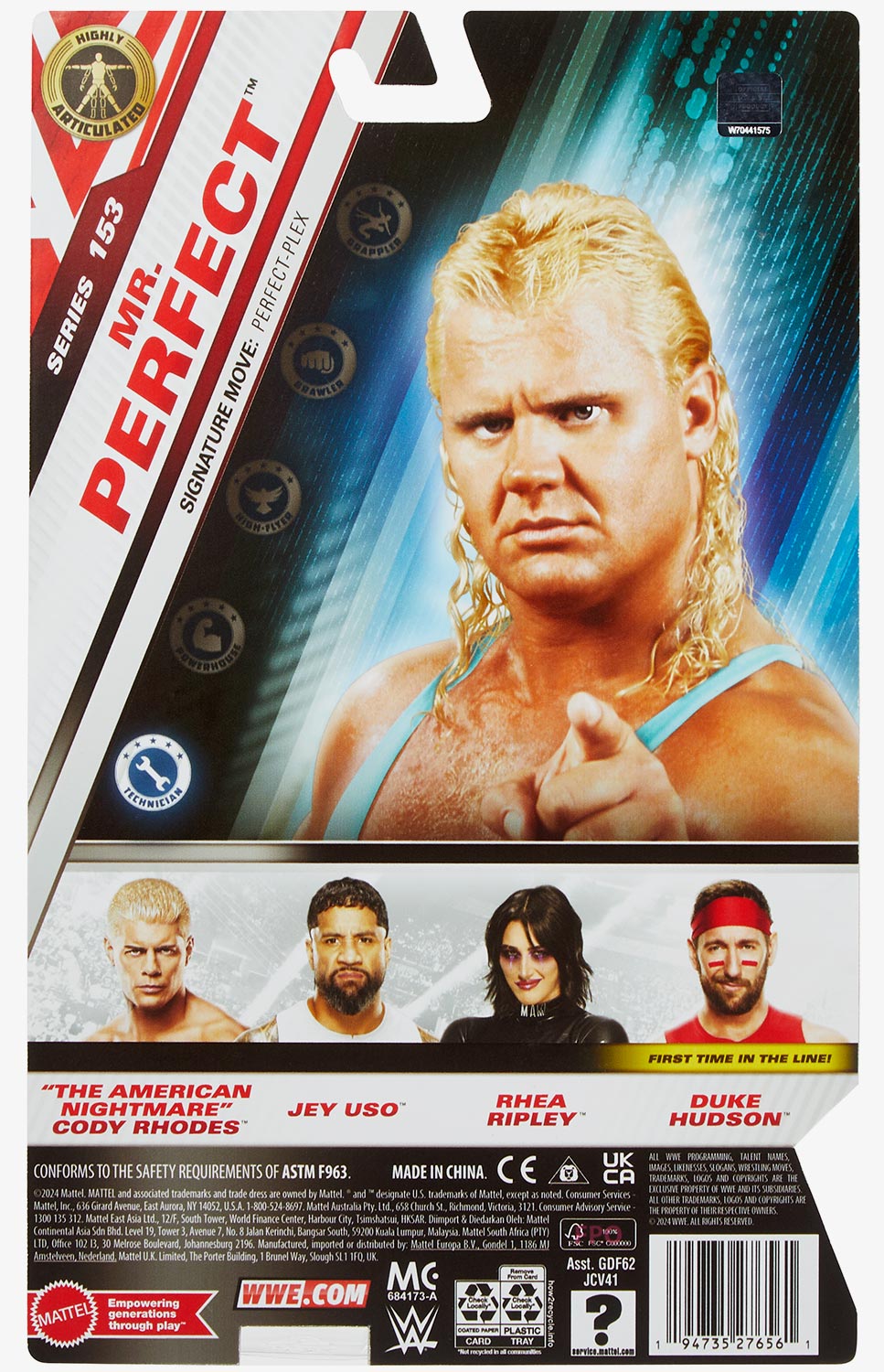 Mr Perfect WWE Main Event Series #153 (Chase Variant) Action Figure ...
