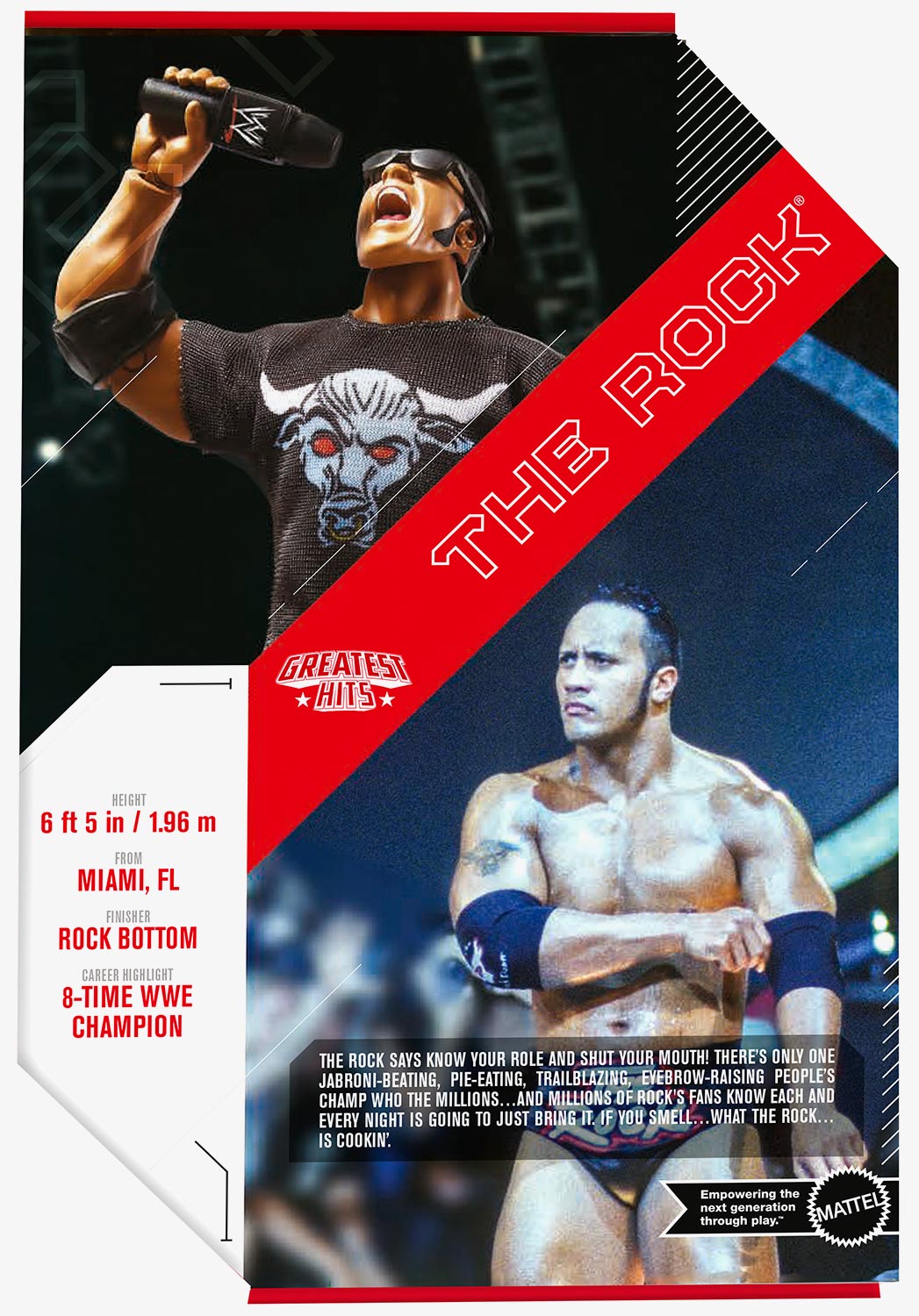 The Rock WWE Ultimate Edition Greatest Hits Series Action Figure ...