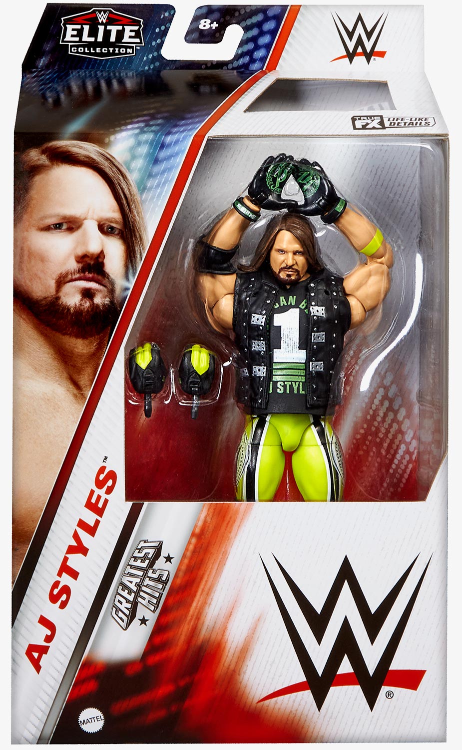AJ Styles WWE Elite Collection Greatest Hits #4 – wrestlingshop.com