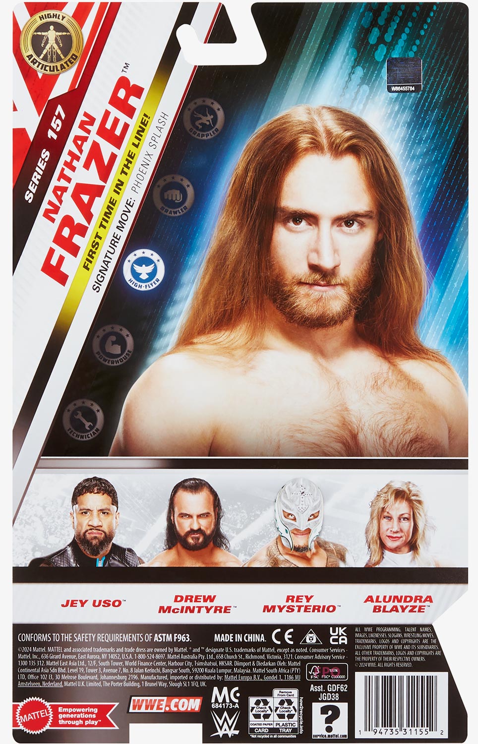 Nathan Frazer WWE Main Event Series #157 Action Figure – wrestlingshop.com