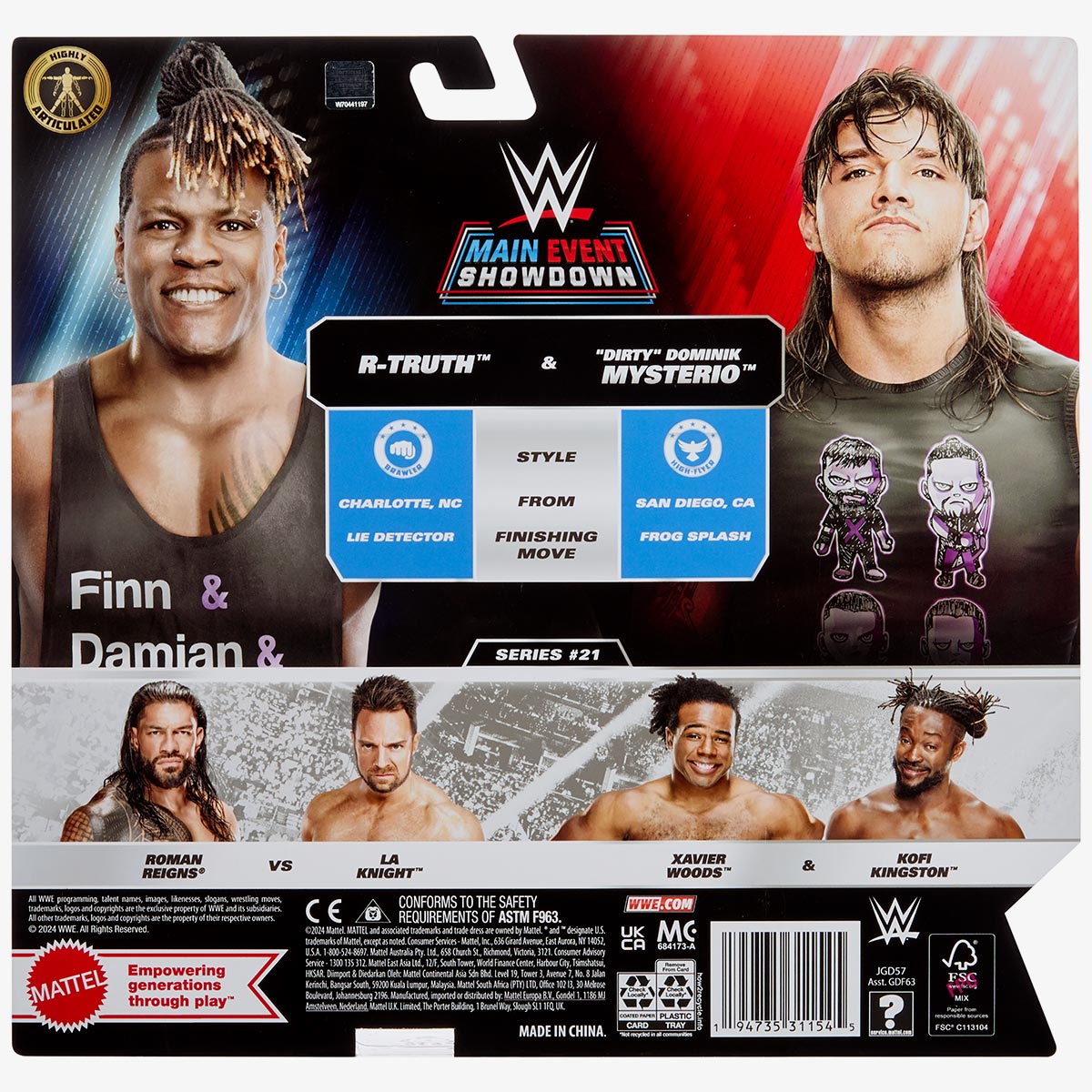 R-Truth & Dominik Mysterio WWE Main Event Showdown Series #21 (2-Pack ...