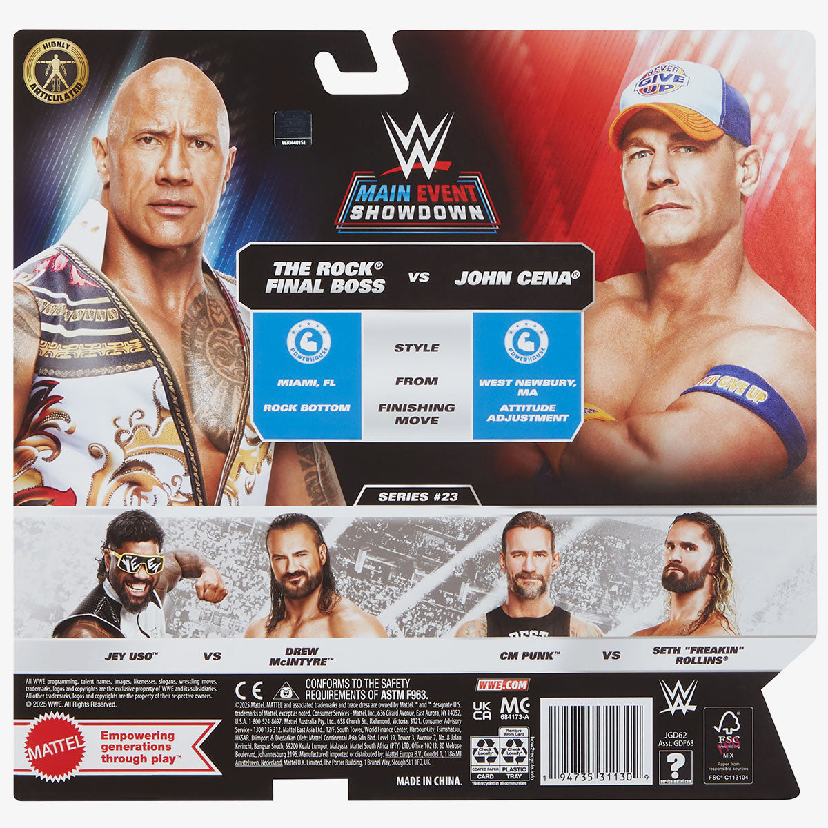 WWE Main Event Showdown – wrestlingshop.com