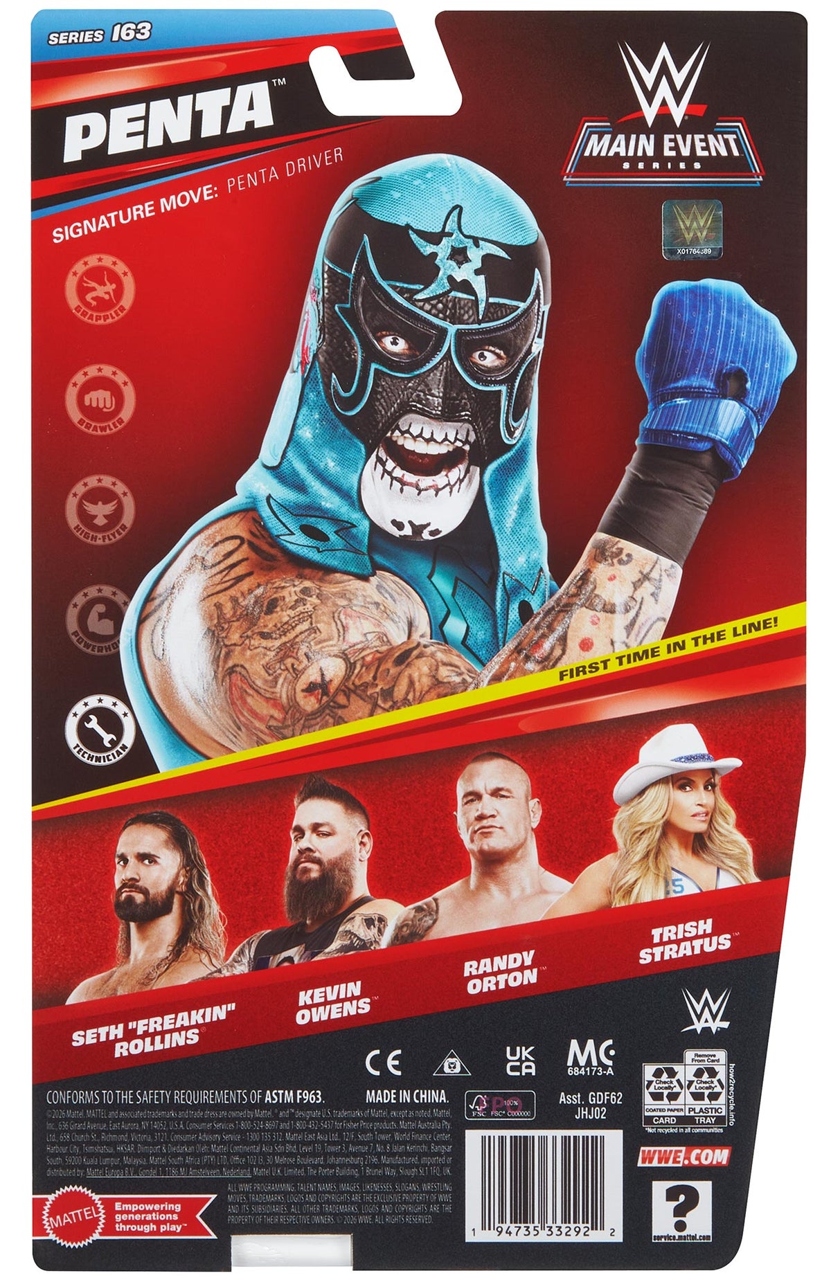 Penta WWE Main Event Series #163 Action Figure – wrestlingshop.com