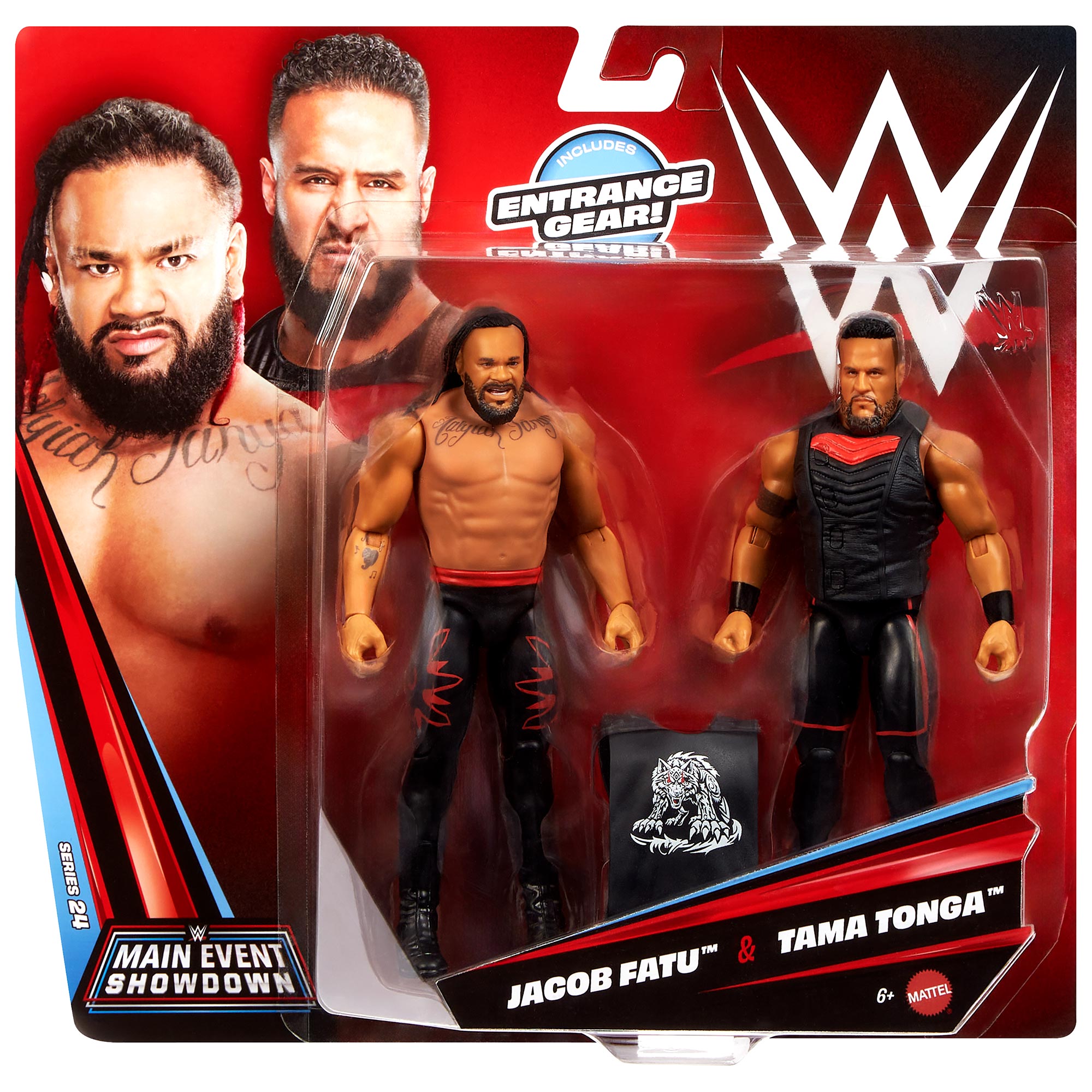 Tama Tonga vs Jacob Fatu WWE Main Event Showdown Series #24 (2-Pack ...
