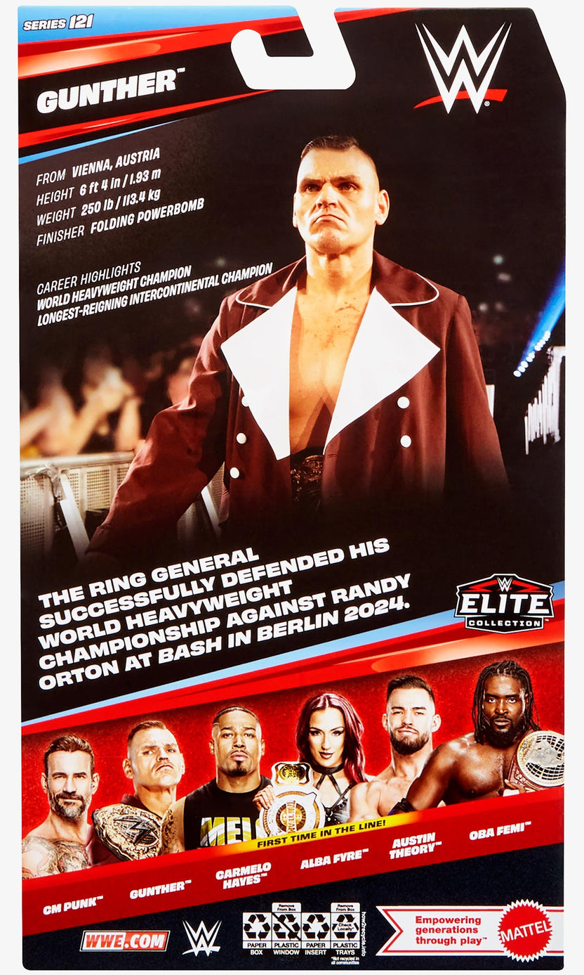 Gunther WWE Elite Collection Series #121 Action Figure – wrestlingshop.com
