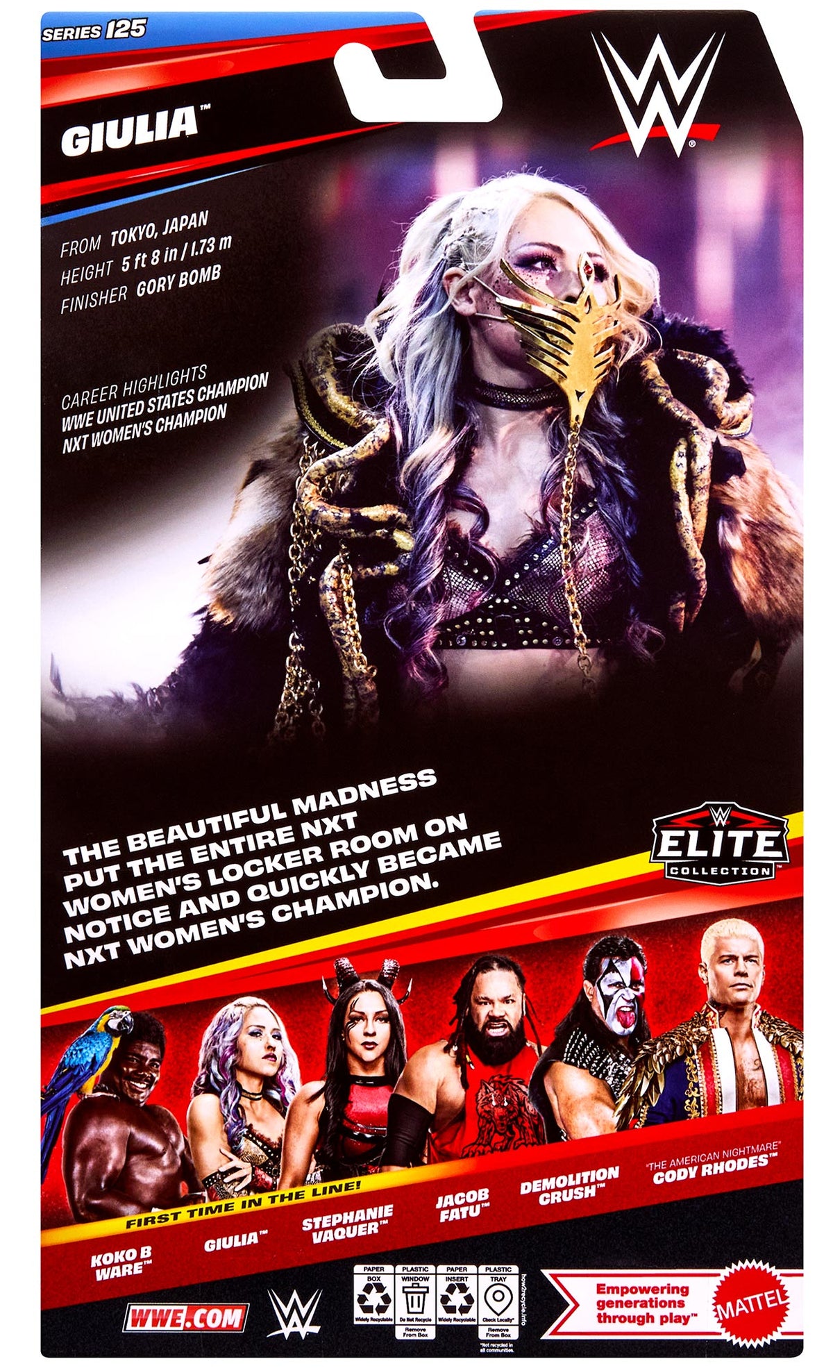 Giulia WWE Elite Collection Series #125 Action Figure – wrestlingshop.com