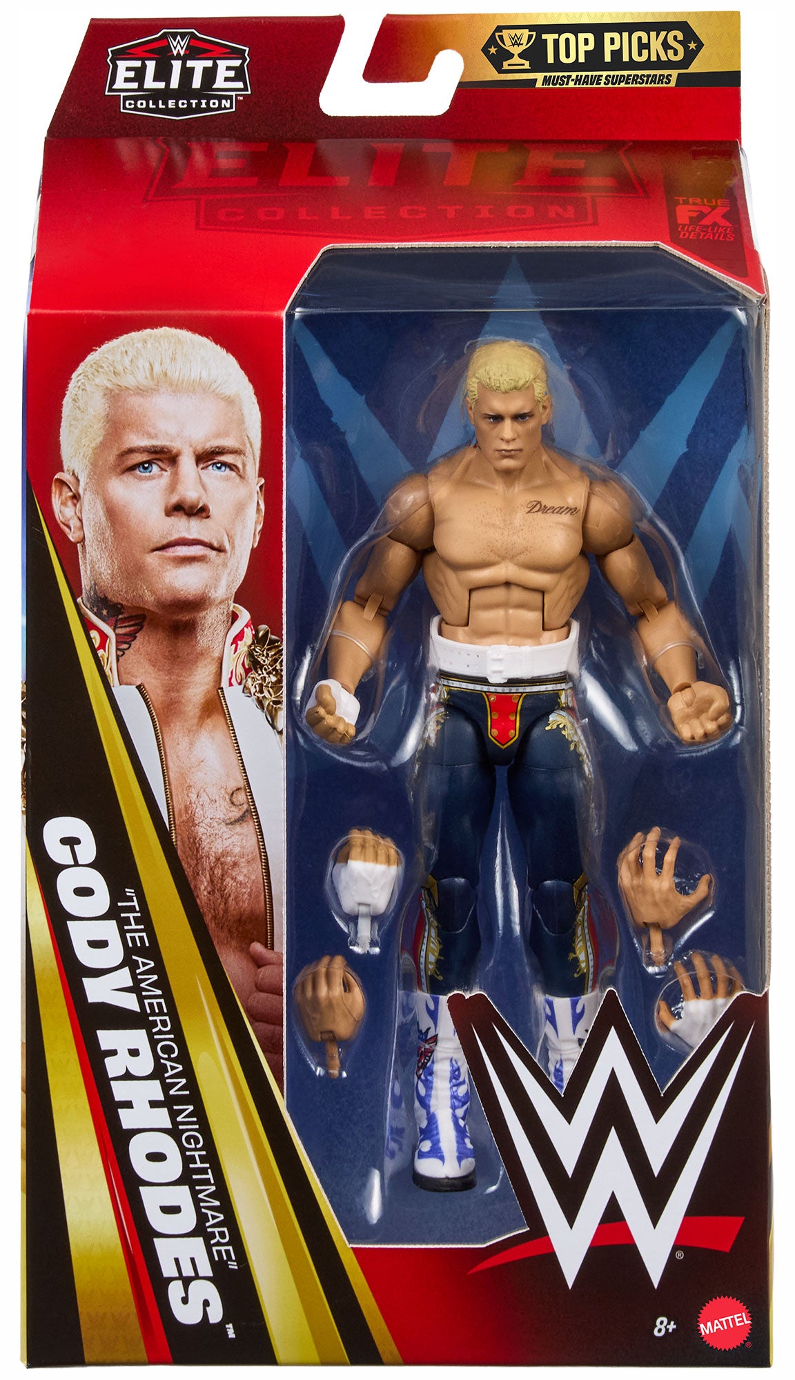 "The American Nightmare" Cody Rhodes WWE Elite Collection Top Picks 20 ...