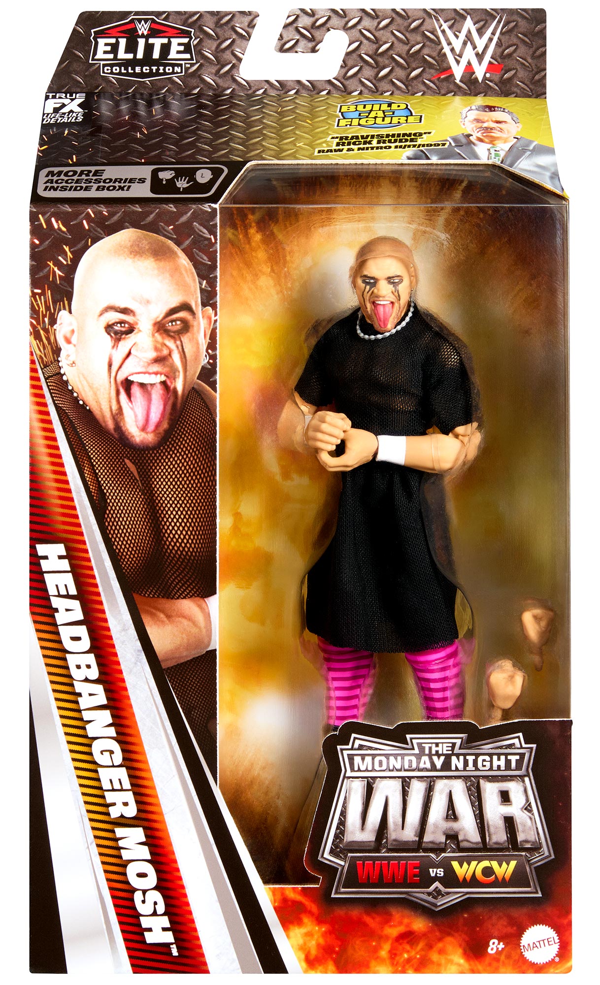 Headbanger Mosh WWE Monday Night War Elite Collection Series #11 Action ...