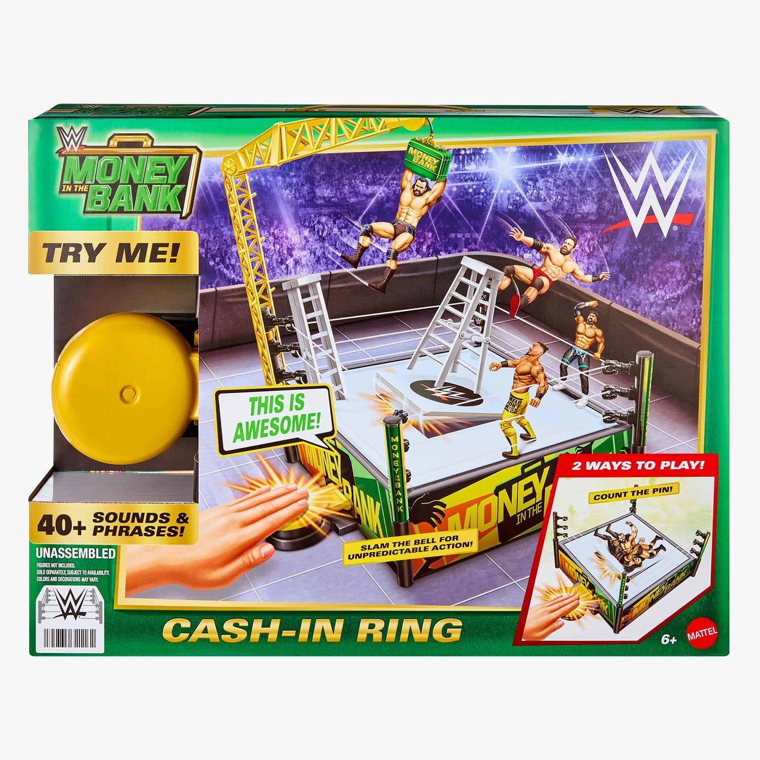 WWE Money in the Bank Cash-In Ring Play set – wrestlingshop.com