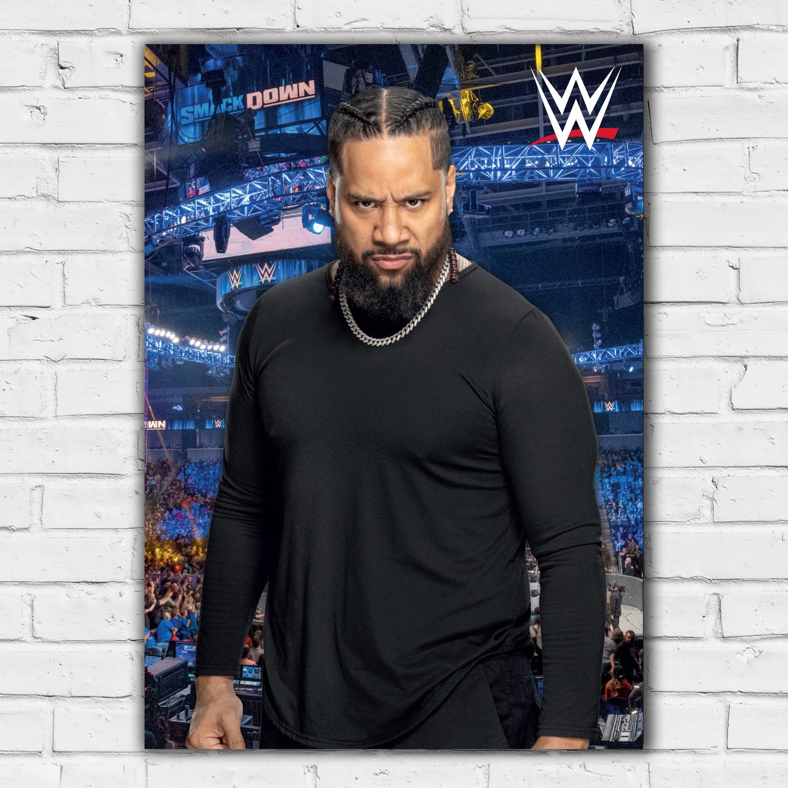 Jimmy Uso Crowd WWE Print Poster – wrestlingshop.com