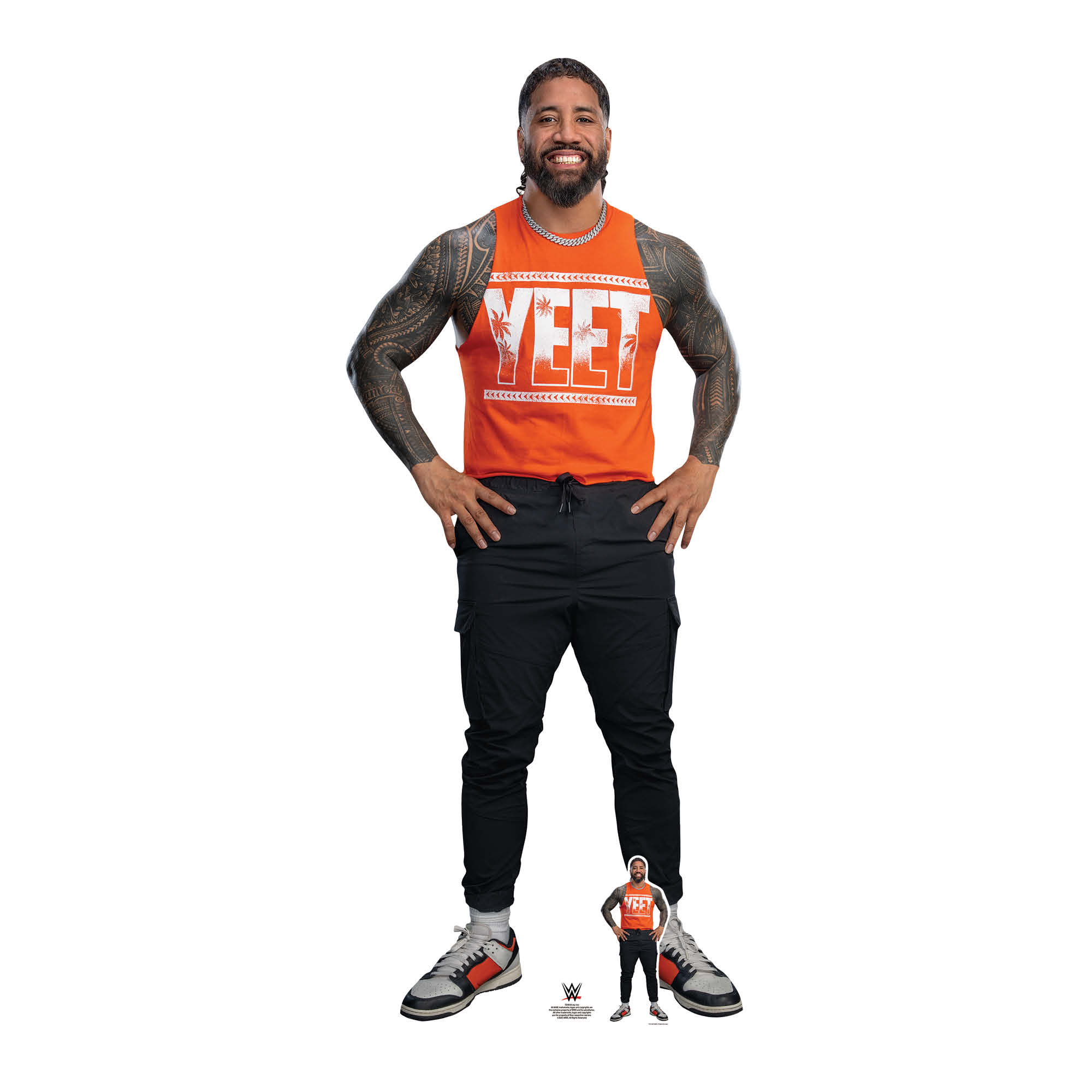 Jey Uso WWE Cardboard Cut Out (Yeet T-Shirt) – wrestlingshop.com