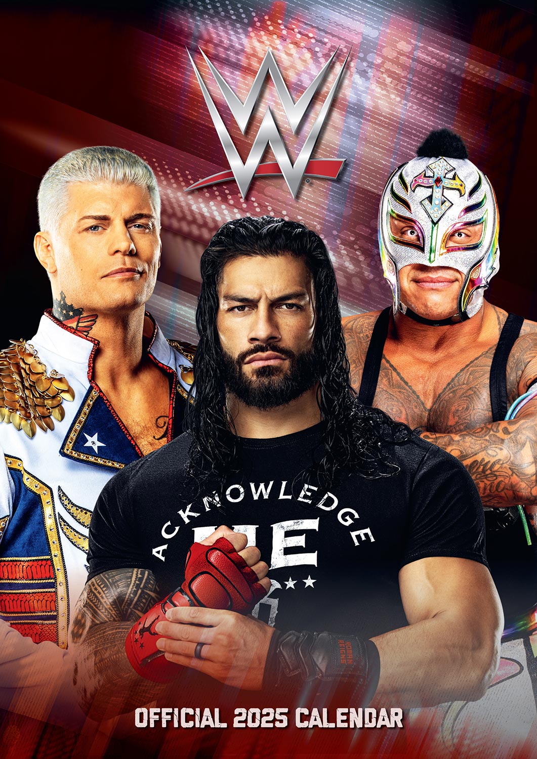WWE Men's 2025 Calendar – wrestlingshop.com