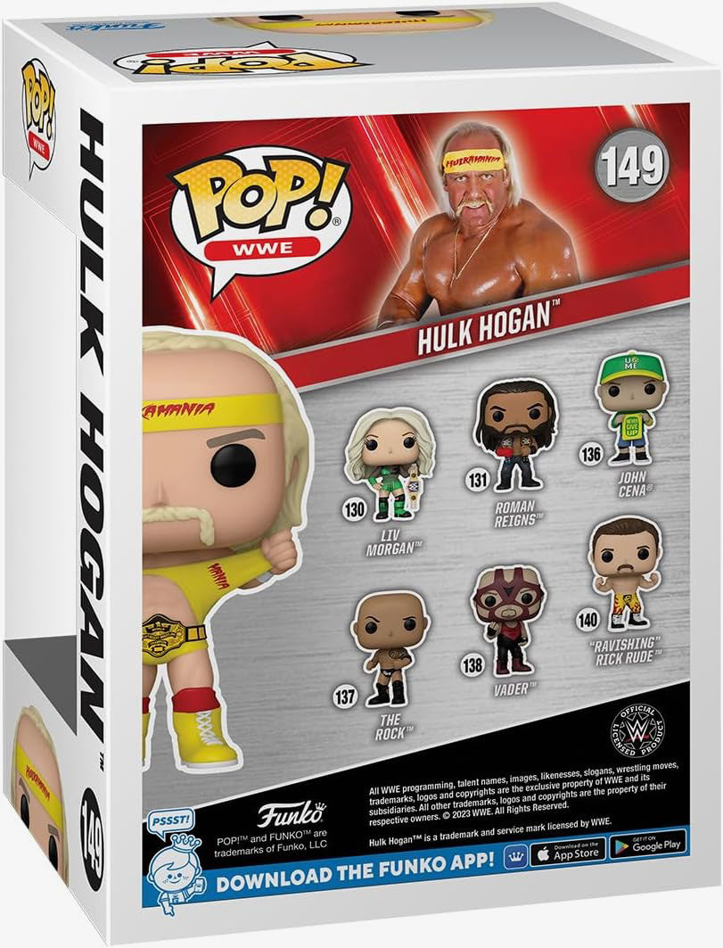 Hulk Hogan WWE POP #149 – wrestlingshop.com
