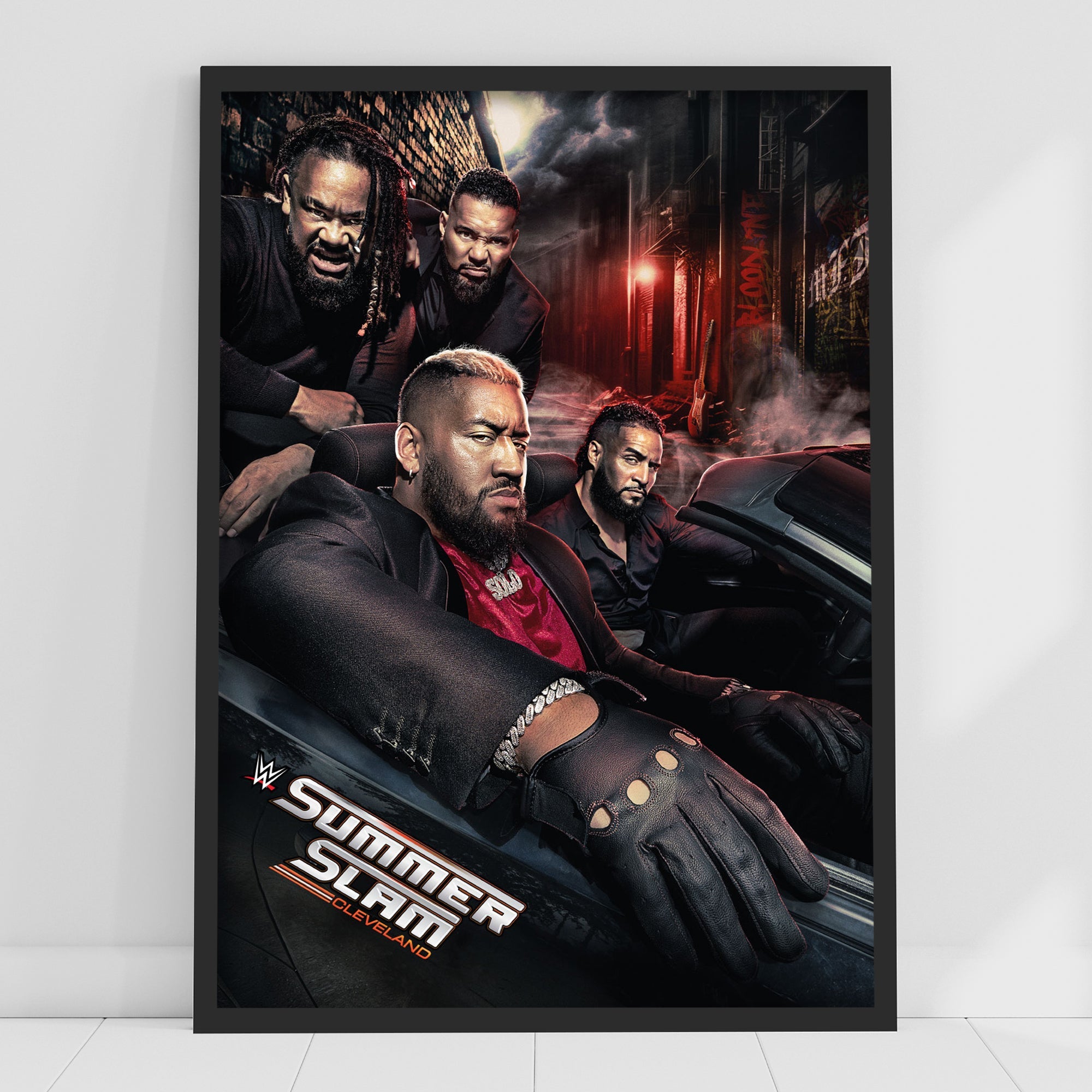WWE SummerSlam Cleveland Car Print Poster – wrestlingshop.com