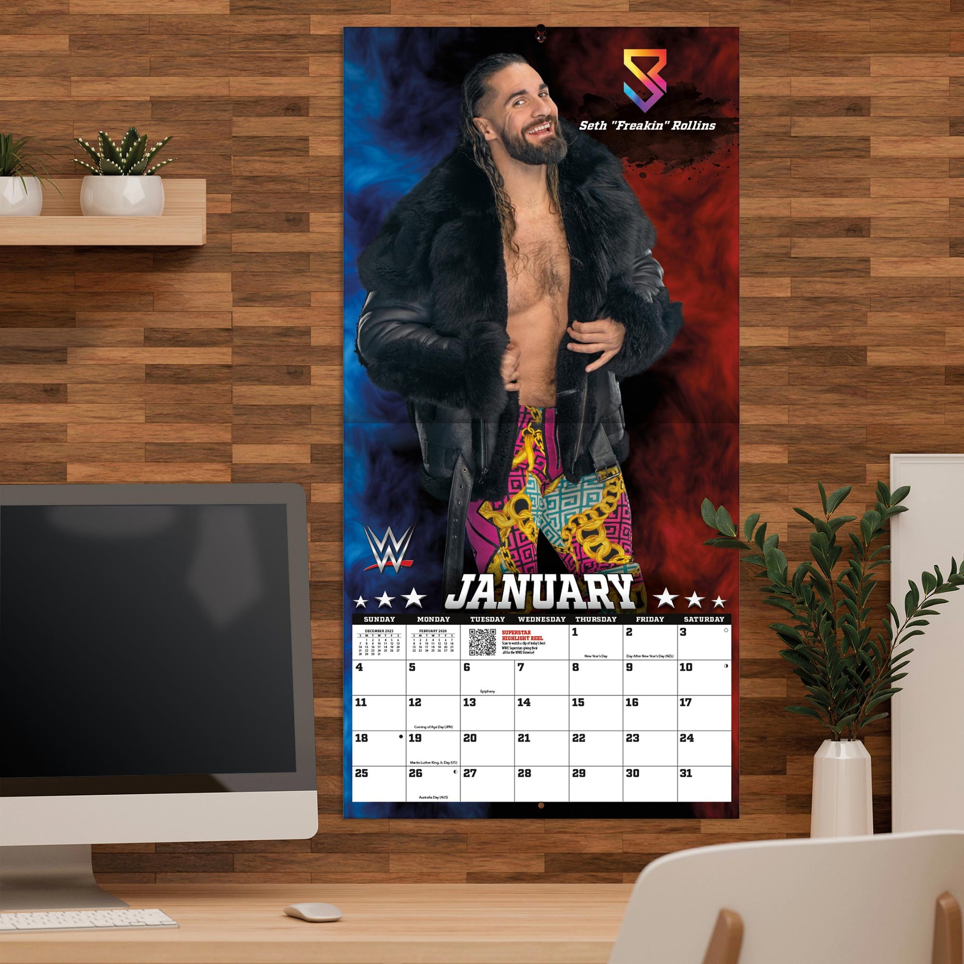 WWE Superstars 2026 Calendar – wrestlingshop.com