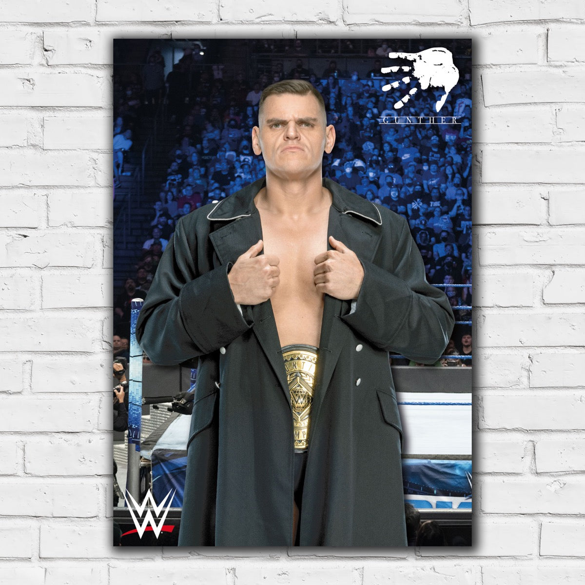 Gunther Crowd WWE Print Poster – wrestlingshop.com